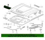 2017-2019 GM Black Hood Ornamentation Vent 84240941 | GMPartsDirect.com