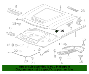 2017-2019 GM Multi-Purpose Nut 11546860 GM | GMPartsDirect.com