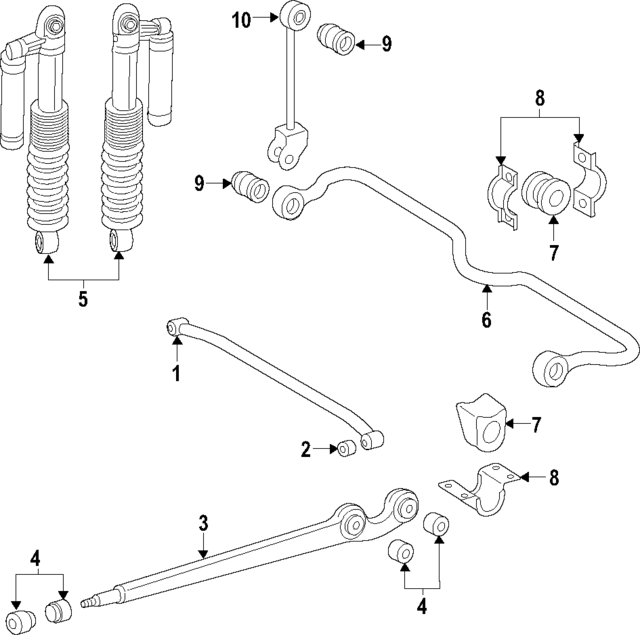 2017-2018 Mercedes-Benz Shock Absorber 463-320-19-01 | MB OEM Parts