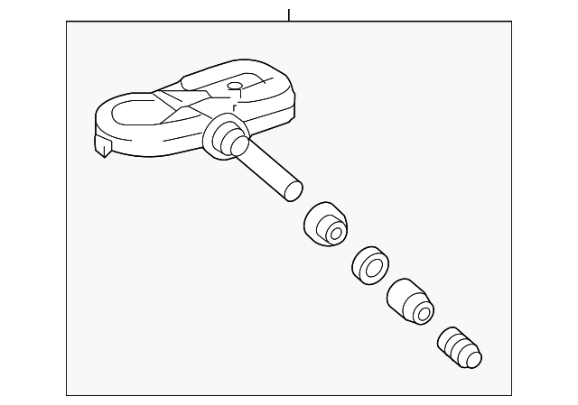 42607-0E090 - TPMS Sensor - 2023-2025 Toyota | OEM Genuine Toyota Parts