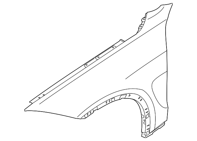 51-65-7-418-955 - Fender Assembly - 2015-2019 BMW X6 | Buy BMW Parts Now