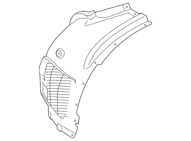 Genuine BMW 51-71-7-335-112 | Ft Fender Liner | FREE Shipping on Most ...