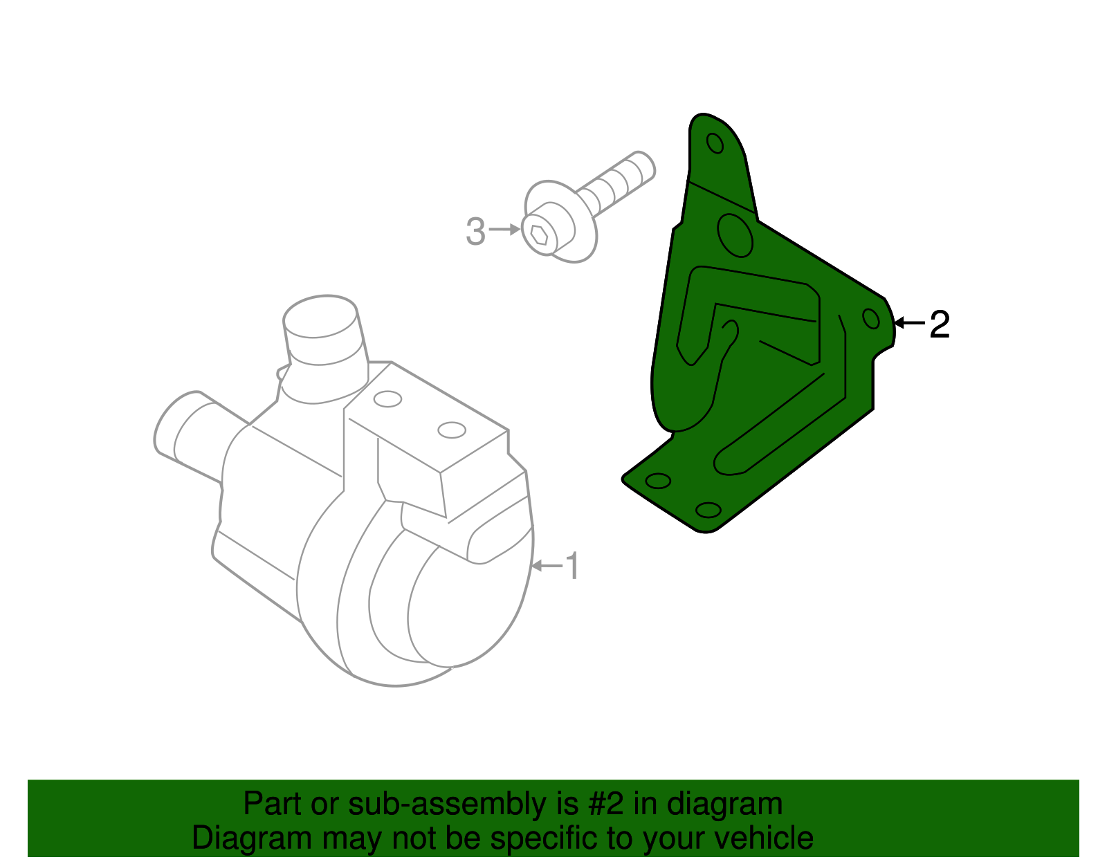 2015 Volkswagen Mount Bracket 5Q0-121-093-CF | Retail Performance Auto ...