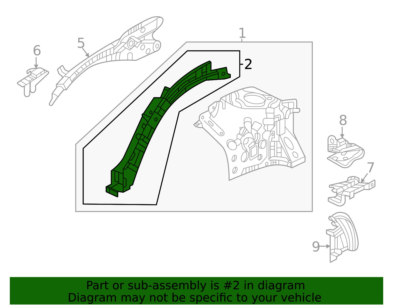 04674-T20-A00ZZ - 2022-2025 Honda Civic - Upper Rail | Honda Parts Cheap