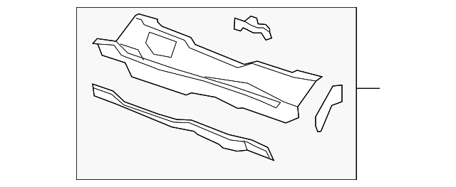 2008-2015 GM Plenum Panel 19208799 | GMPartsDirect.com