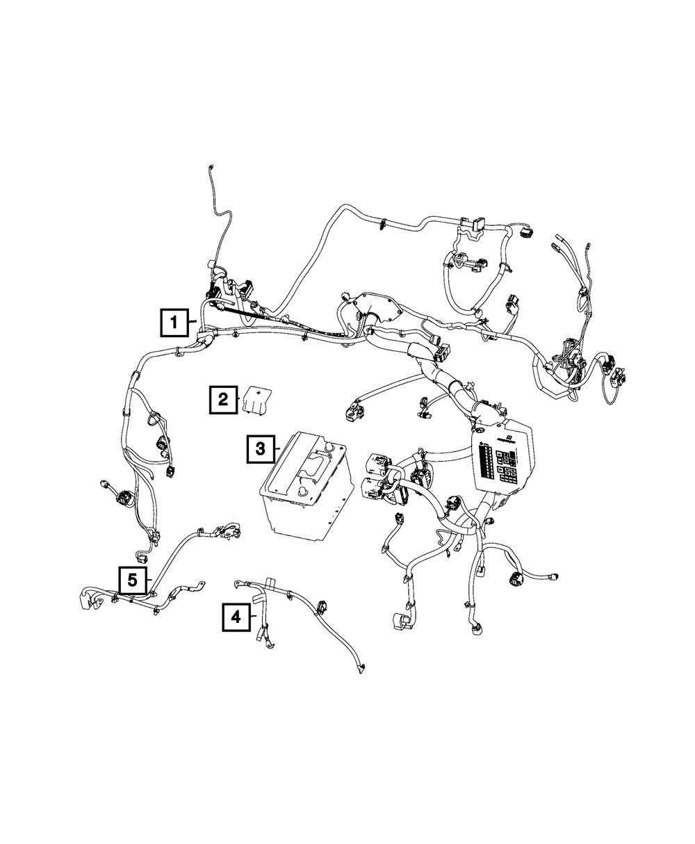 2013-2019 Fiat 500 Battery Terminal Cover 68073964AA | Mopar OEM Parts ...