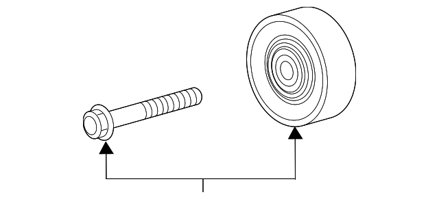 12666592 - Drive Belt Idler Pulley 2019-2023 GM | AutoNationParts.com