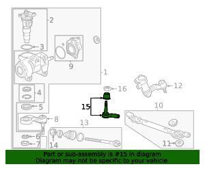 2020-2021 GM Outer Tie Rod 84467789 | TascaParts.com