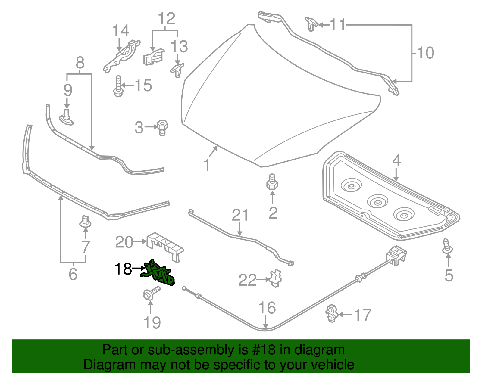 2013-2016 Mazda CX-5 Lock KD35-56-620A | Retail Performance Auto Parts