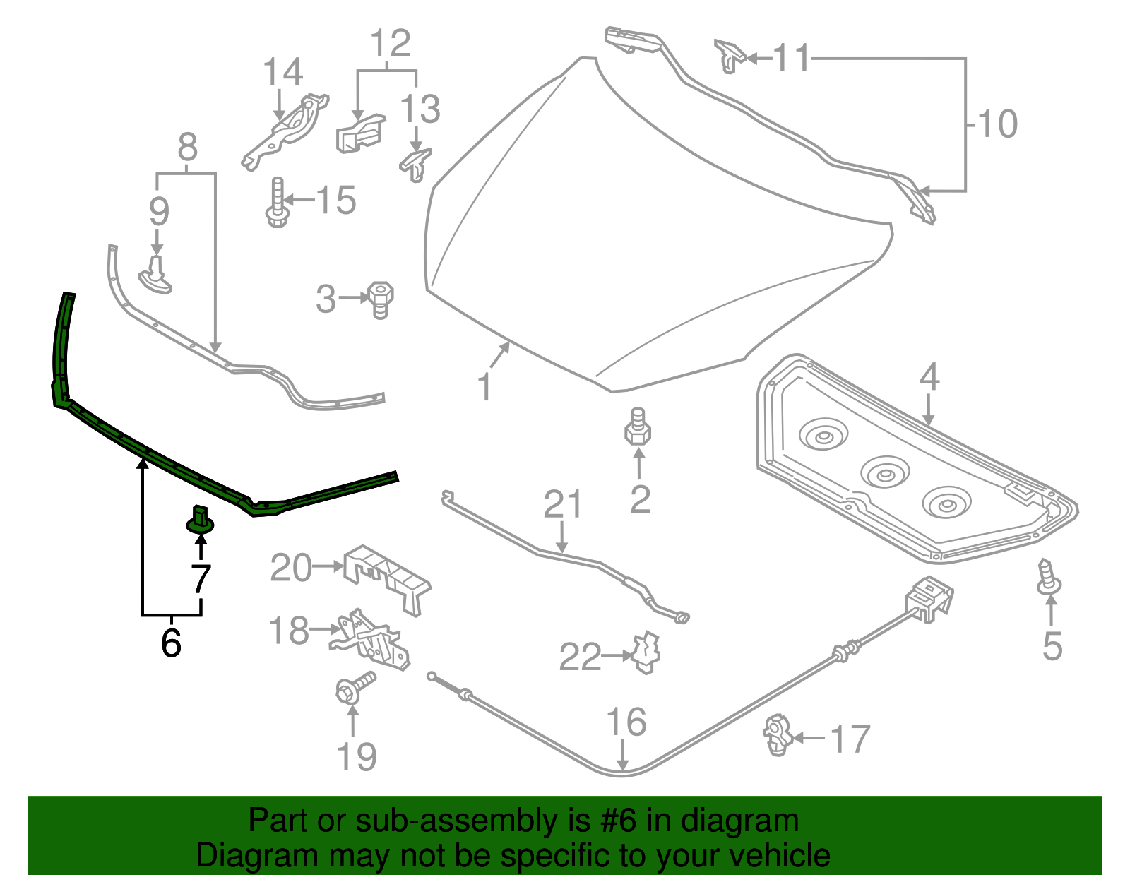 2013-2016 Mazda CX-5 Front Weather-Strip kd5356770 | Retail Performance ...