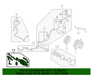 2007-2012 Hyundai Veracruz Power Steering Cooler 57550-3J010 | OEM ...