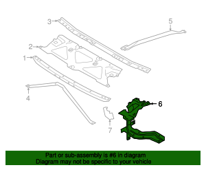 2017-2024 BMW Mount for headlight, left 51-64-7-383-857 ...