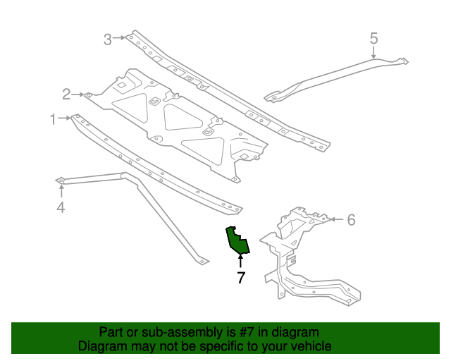 51747407769 - 2017-2022 BMW Lock Support (51-74-7-407-769) | BMW of ...