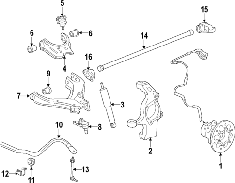 Upper Control Arm for 2006 Hummer H3 | GM Parts Store