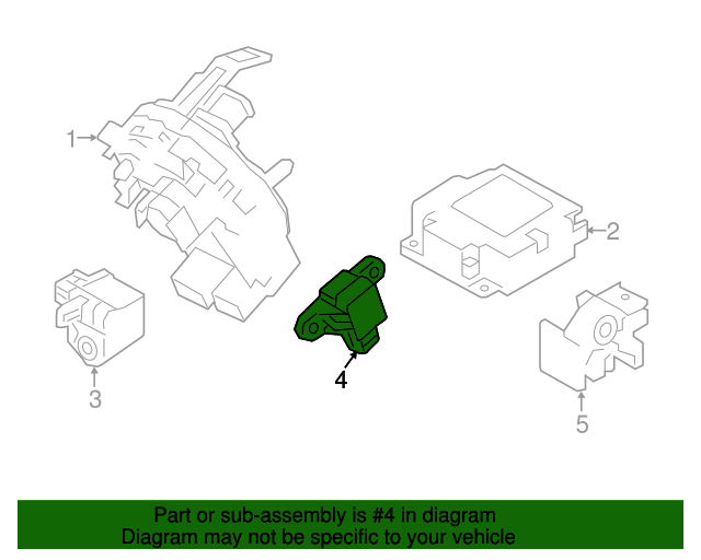 95920-F2100 - Air Bag Impact Sensor 2017-2022 Hyundai | AutoNation Parts