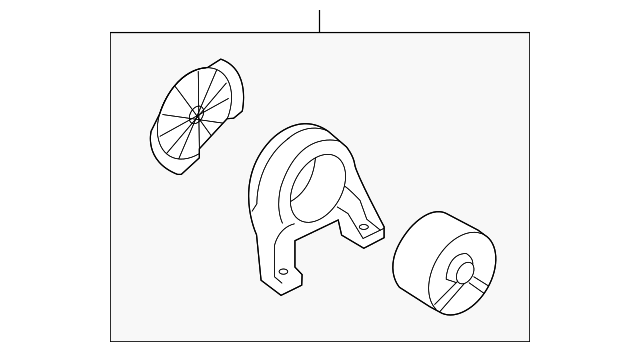 2010-2012 Hyundai Santa Fe Rear Mount 21930-2B000 | OEM Parts Online