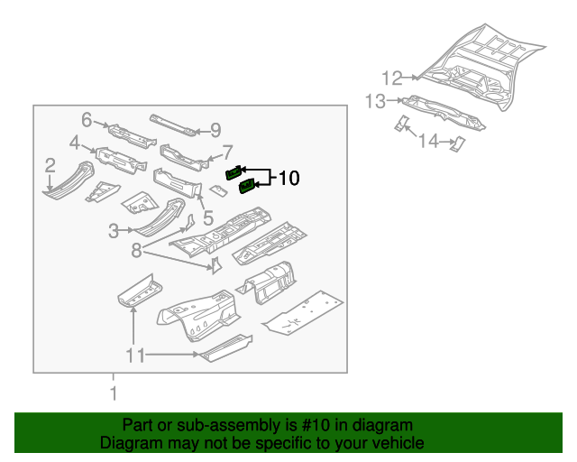Center Bracket - Mopar (5065210AA) | Mopar Parts Canada