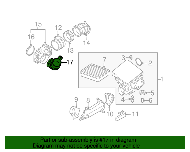 13547514880 - 2003-2005 BMW Z4 Lower Intake Boot (13-54-7-514-880 ...