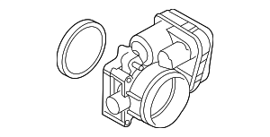 13547502444 - 2001-2006 BMW Throttle Body (13-54-7-502-444) | BMW of ...