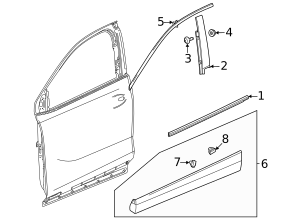 2020-2024 Buick Encore GX Molding 42810318 GM | GMPartsDirect.com