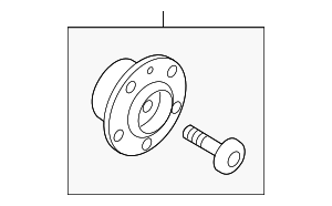 5K0-498-621 - Hub & Bearing 2006-2018 Audi | Audi OEM Parts