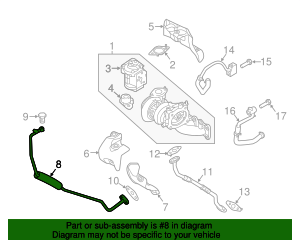 2015-2017 Hyundai Oil Feed Tube 28240-2GTA1 | OEM Parts Online