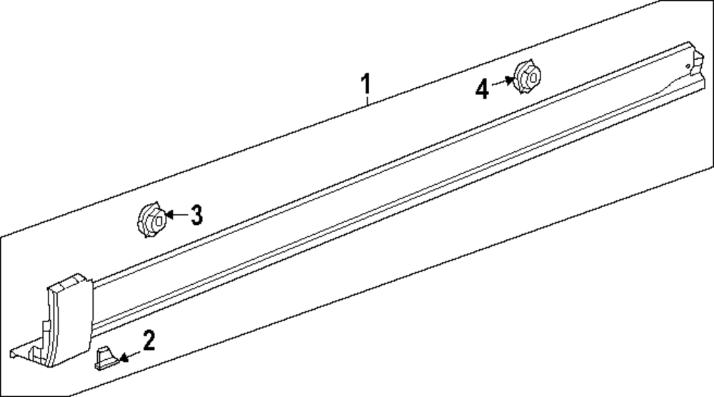 2024-2025 Chevrolet Trax Molding 42865649 | QuirkParts