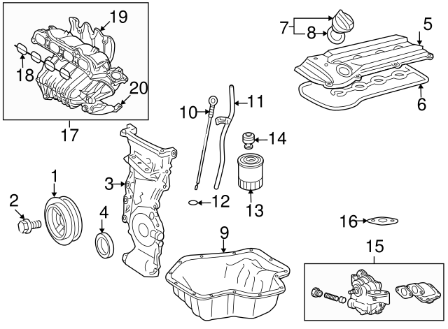 Toyota Intake Manifold Part# 171200h050 | Toyota Of Colorado Springs Parts