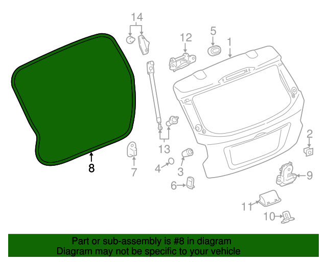2012-2017 Subaru OEM NEW 2012-2017 Subaru XV Crosstrek Impreza Weather ...