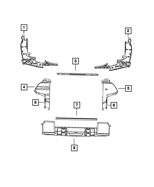 2021 Dodge Durango Air Inlet Baffle 68533284AA | My Mopar Parts