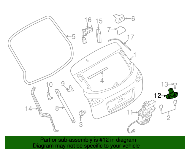 2009-2020 Infiniti Striker 90570-1AA0A | OEM Parts Online