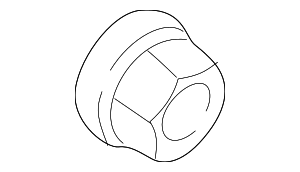 90080-17227 - Suspension Stabilizer Bar Link Nut - 1992-2018 Toyota ...