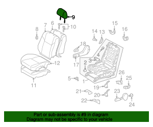 2005-2008 Scion tC Headrest Assembly Front Se 71910-21180-C0 | Toyota ...