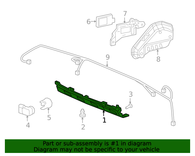 74985-TGS-A02 - Sensor Assembly Kick Honda Parts Online