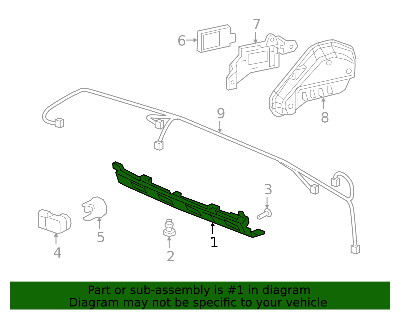 74985-TGS-A02 - 2019-2025 Honda Passport - Motion Sensor | Honda Parts Guys