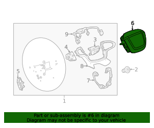 Black Steering Wheel Airbag 84654889 | GMPartsDirect.com