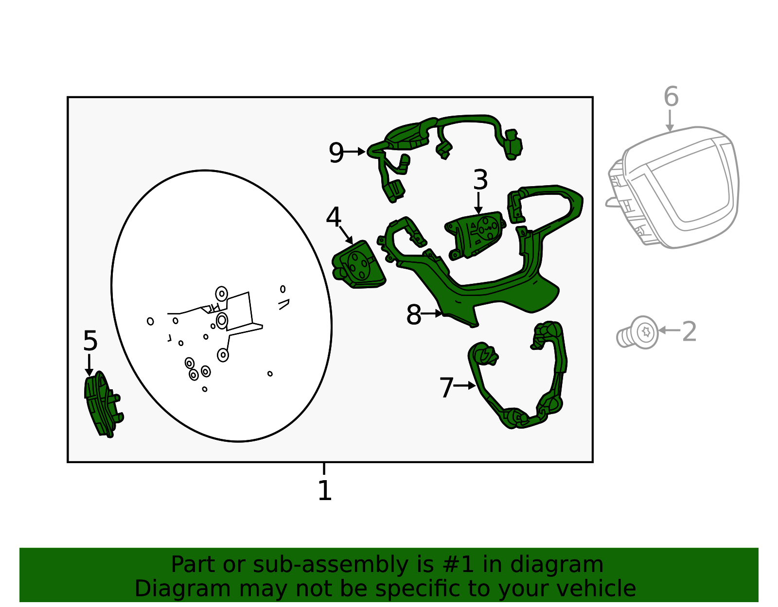 2015-2017 GM Steering Wheel 84877948 GM | GMPartsDirect.com