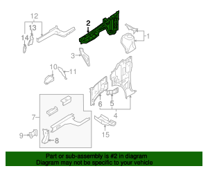 2009-2014 Nissan Cube Upper Rail - Driver's Side (LH) F4181-1FAMA ...