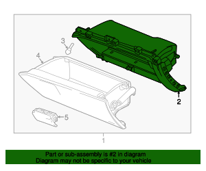2016-2023 Chevrolet Malibu Dark Atmosphere Instrument Panel Compartment ...