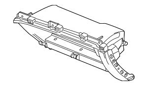 2016-2023 Chevrolet Malibu Jet Black Instrument Panel Compartment Door ...