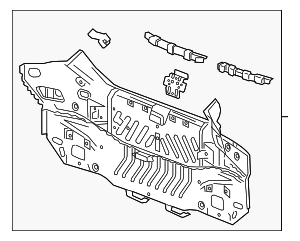 2016-2019 Chevrolet Volt Rear End Panel 84132396 GM | GMPartsDirect.com