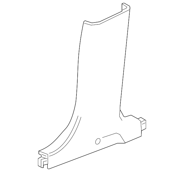 84072145 GM Light Neutral Driver Side Center Pillar Lower Trim Panel ...