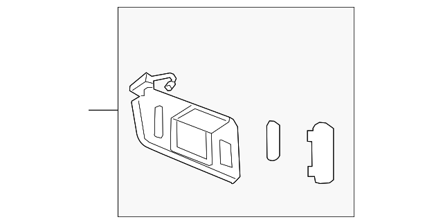 2020-2023 Cadillac XT6 Sun-Visor 84547369 | GMPartsDirect.com