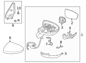 80292-6RA0A - Inner Cover - 2021-2023 Nissan Rogue | Nissan OEM Parts ...