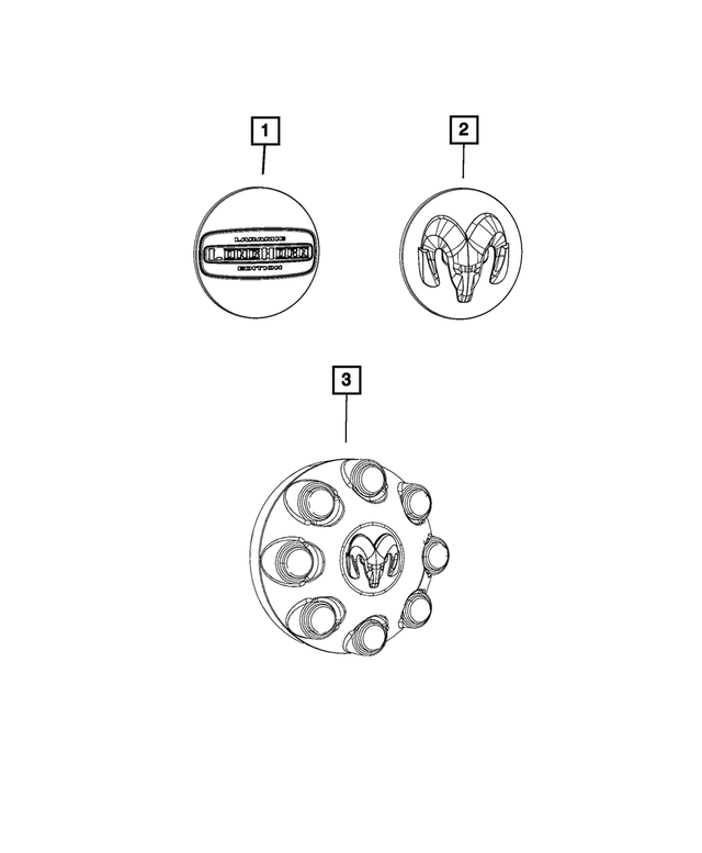 2013-2018 Ram Wheel Center Cap 4726279AA | Mopar eStore