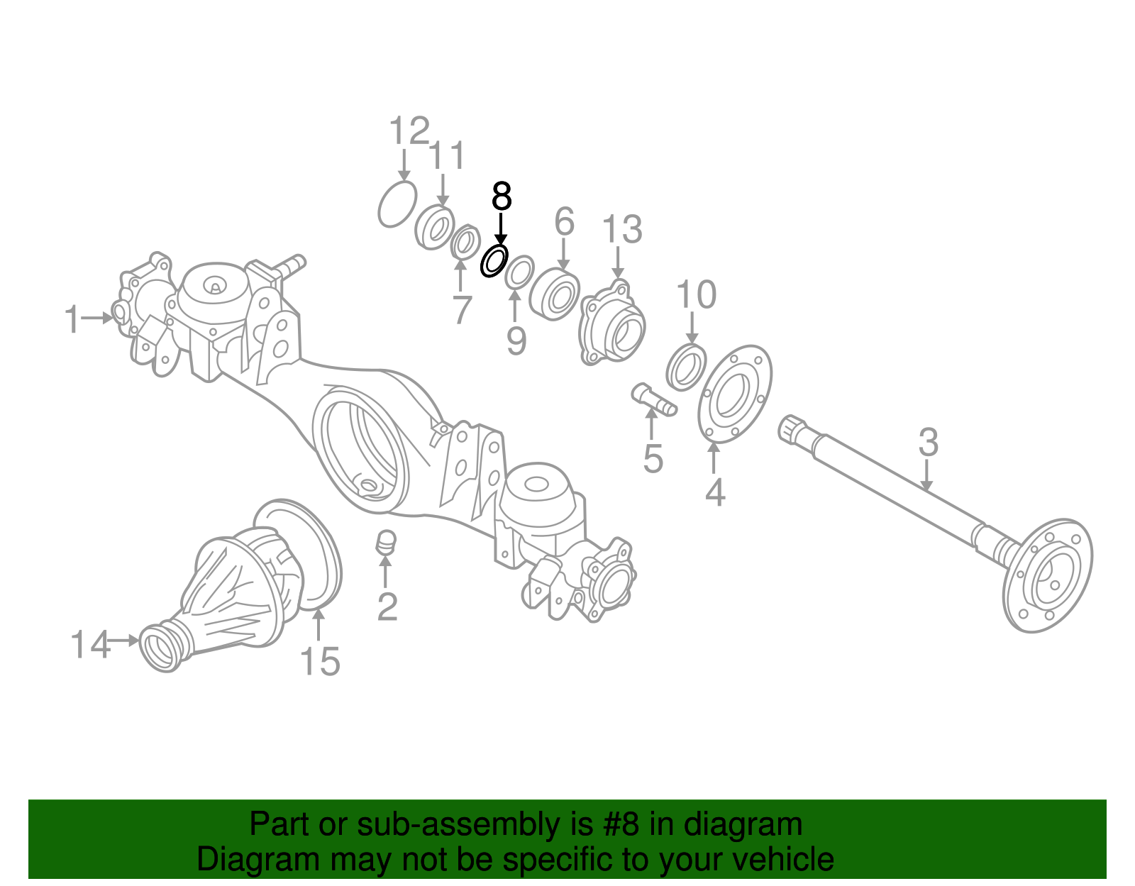 1996-2004 Nissan Axle Nut Lock Washer 43234-0W000 | Burien Nissan Parts