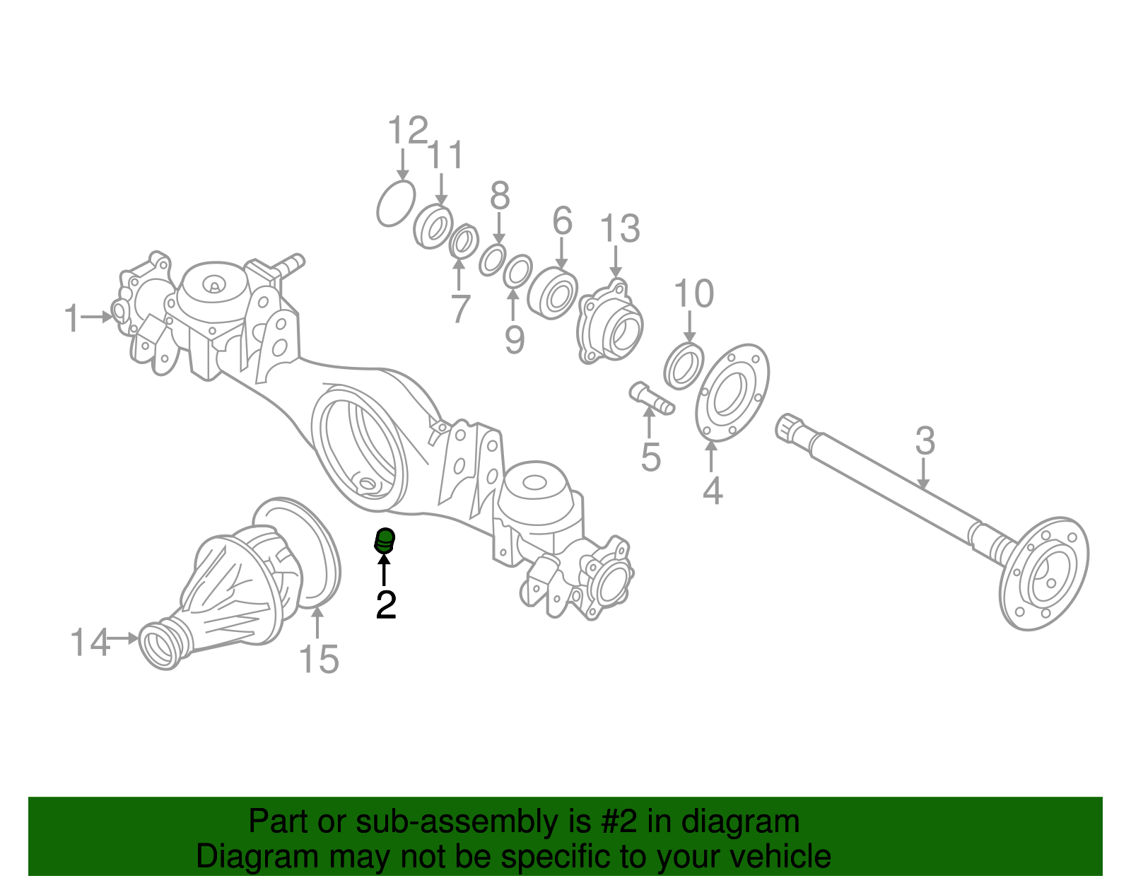 1996-2004 Nissan Pathfinder Rear Diff Drain Plug (S13 S14 S15 Z32 C32 ...