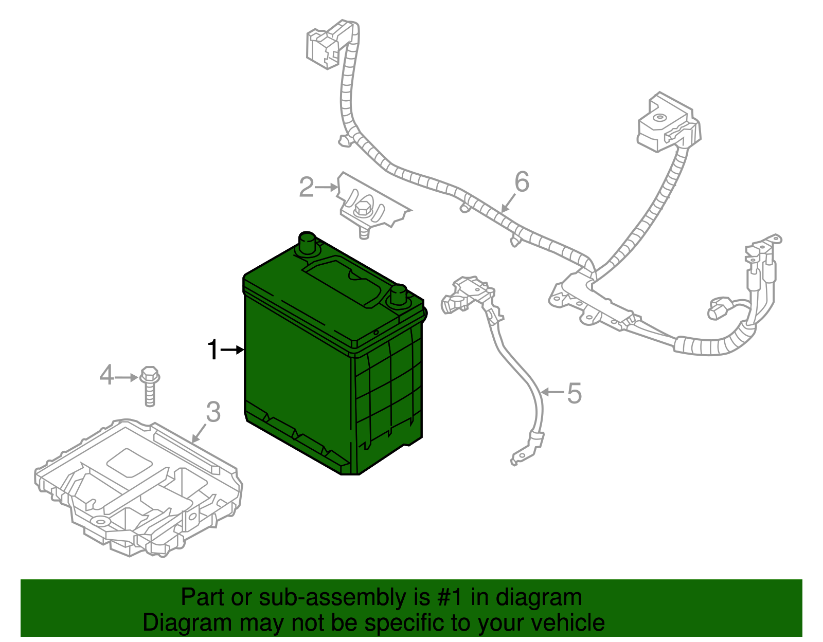 2017-2021 Hyundai Ioniq Battery 37110-G5400 | Hyundai OEM Parts Superstore