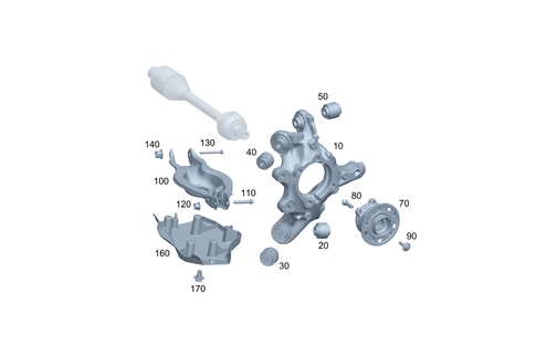 Rear Axle Suspension for 2024 Mercedes-Benz EQE 350+ | Mercedes-Benz ...