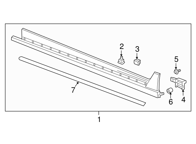 2016-2019 Chevrolet Volt Primed Passenger Side Rocker Panel Molding ...